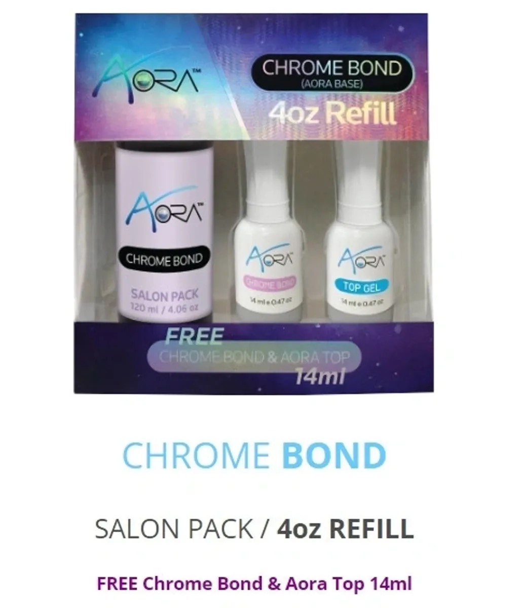 Aora Chrome Bond – Refill 4oz – Emily's Nail World